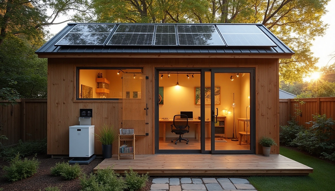 Solar Shed Home Office