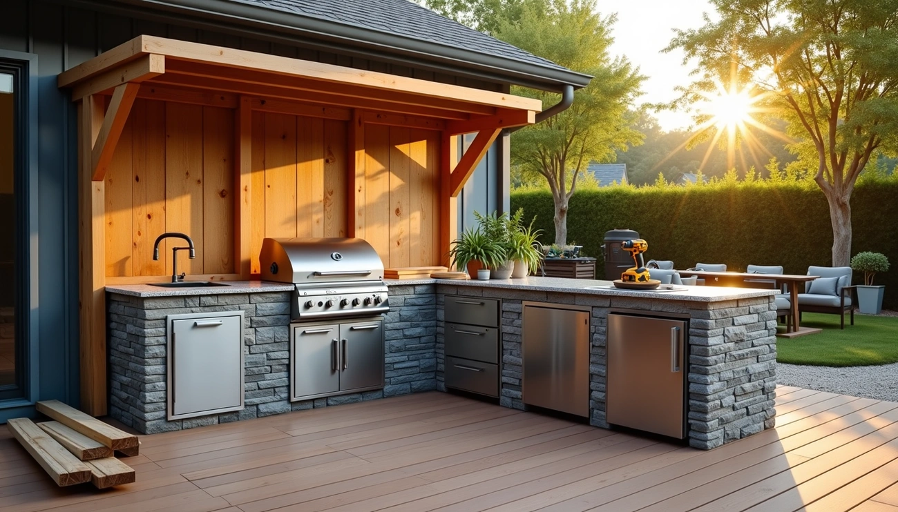 Weekend Build: Your Simple Outdoor Kitchen Guide
